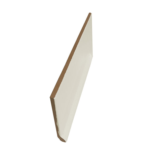 PIXL Color Beat Satin 8" L x 4" W Ceramic Cove Base Tile Trim & Reviews | Wayfair